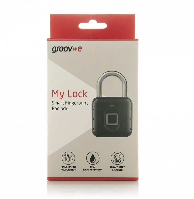 Groove My Lock | Fingerprint Padlock | GVTR01