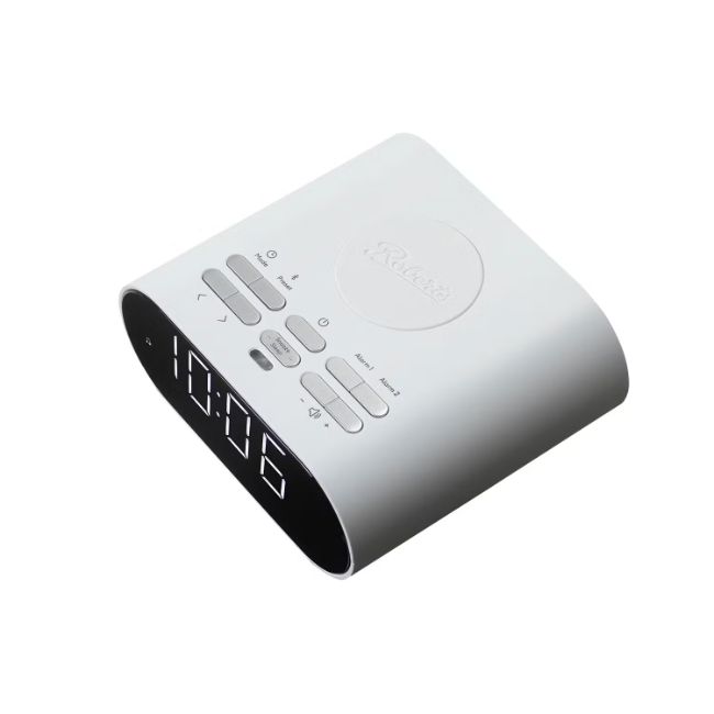 Roberts Ortus Charge Clock Radio - White | ORTUSCHARGEWH | ROB ...