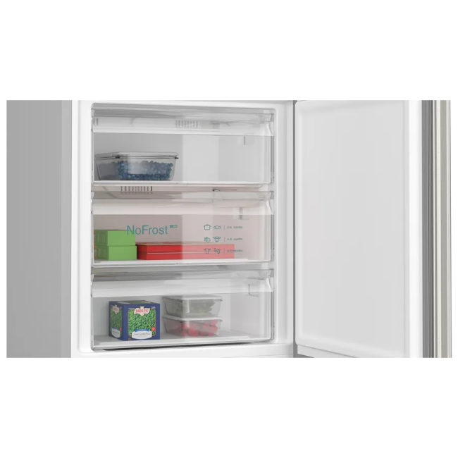 Siemens iQ300 Free-Standing Fridge Freezer 70cm - Inox | KG49N2IDF ...