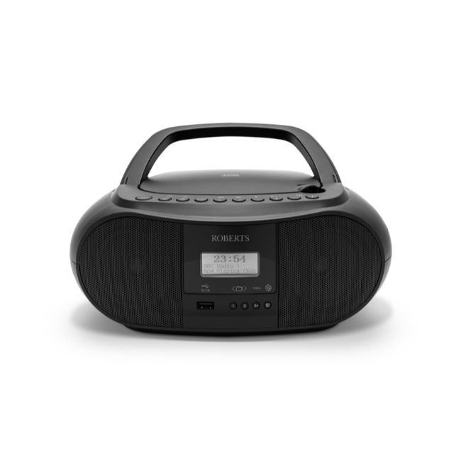 Roberts Zoombox 4 CD Player/Radio | Black | ZOOMBOX4BK