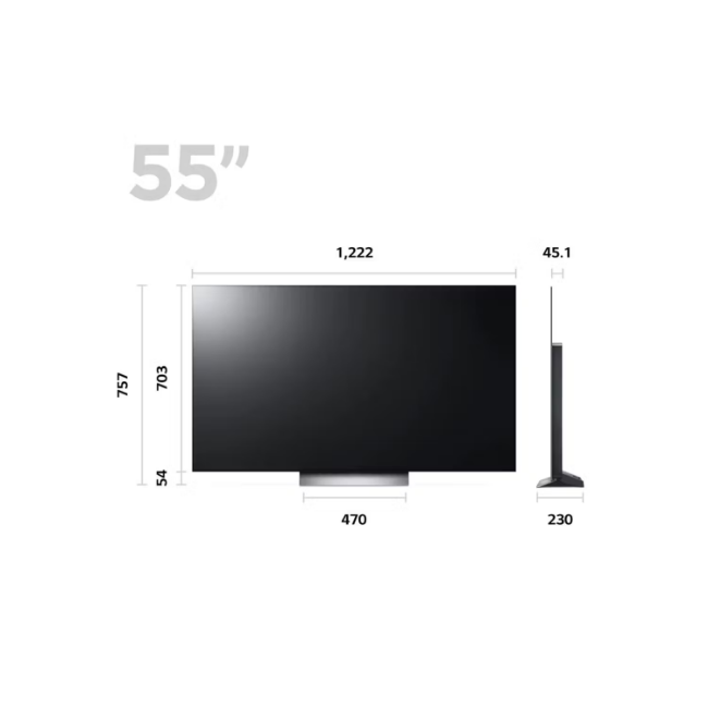 LG 55" C3 OLED EVO 4K Smart TV | OLED55C34LA.AEK | LG-OLED55C34LA.AEK