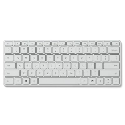 Microsoft Designer Compact Keyboard | Black & White - White | MS-21Y-00034