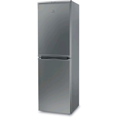 55cm tall freestanding silver fridge freezer | Indesit | Ireland