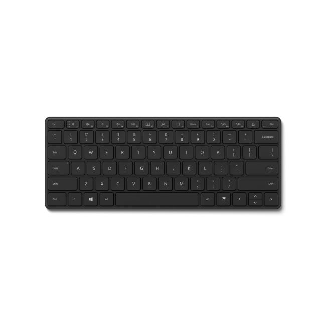Microsoft Designer Compact Keyboard | Black & White - Black | MS-21Y-00004